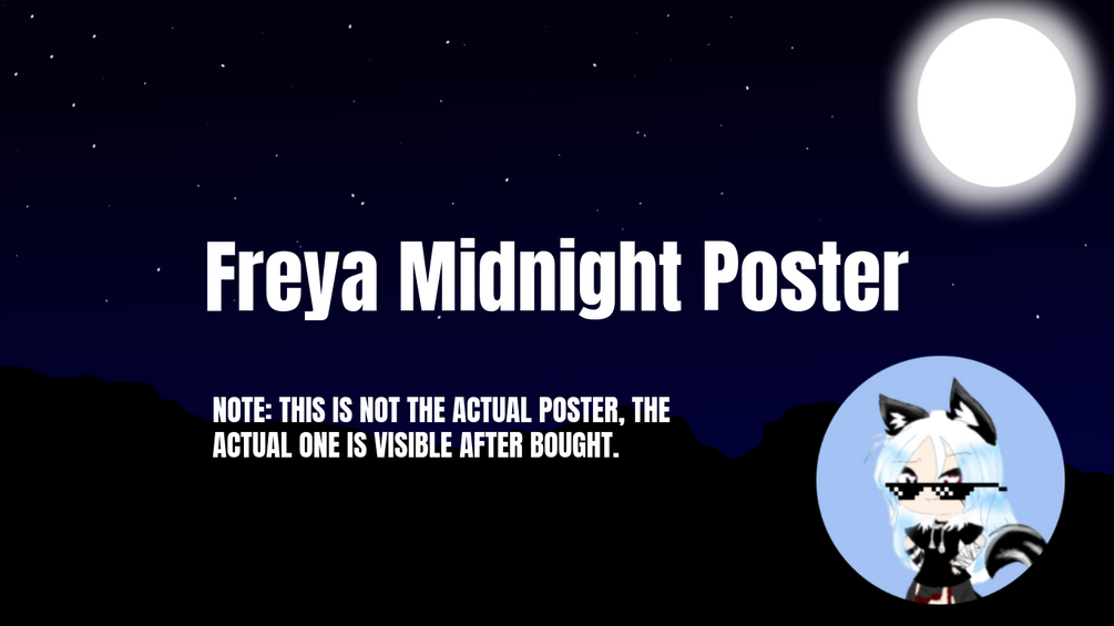 Freya Midnight (OC) Poster