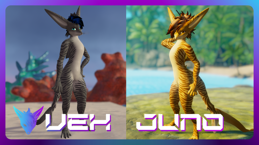 Riptide Rex Textures "Vex" and "Juno"