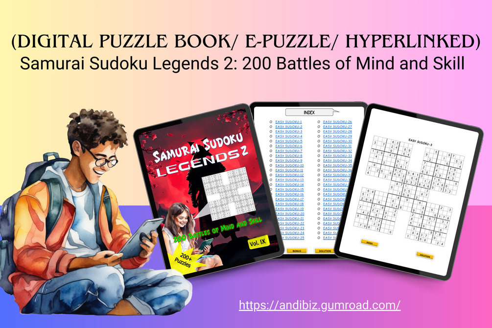 Samurai Sudoku Legends 2: 200 Battles of Mind and Skill