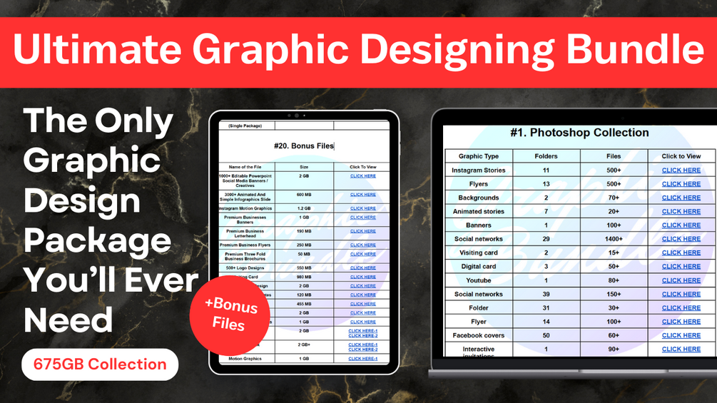 Ultimate Graphic Designing Bundle