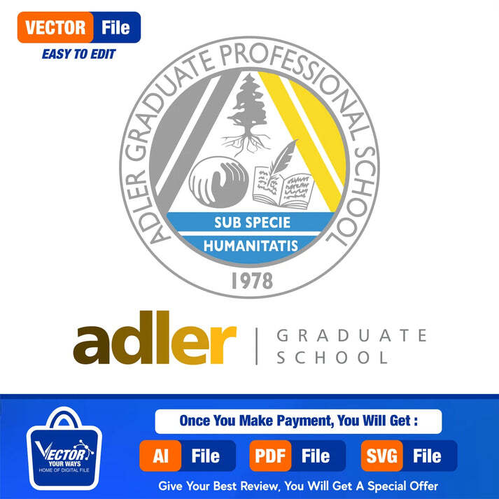 adler graduate school, adler graduate school Logo Vector, University ...