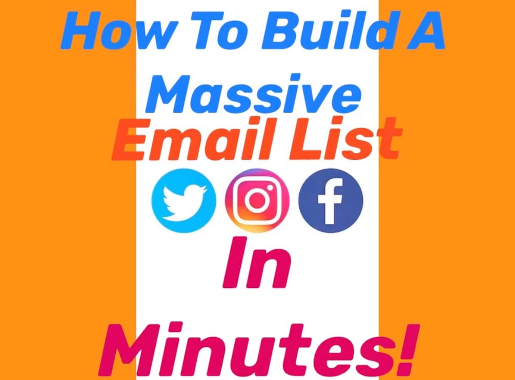 How To Build A Massive Email In Minutes