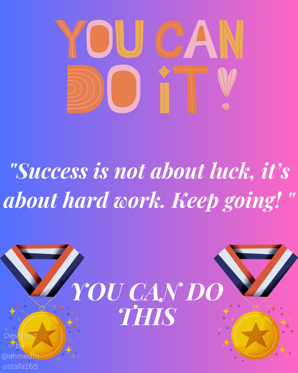 Inspirational Success Quote – Digital Motivational Poster for Print ...