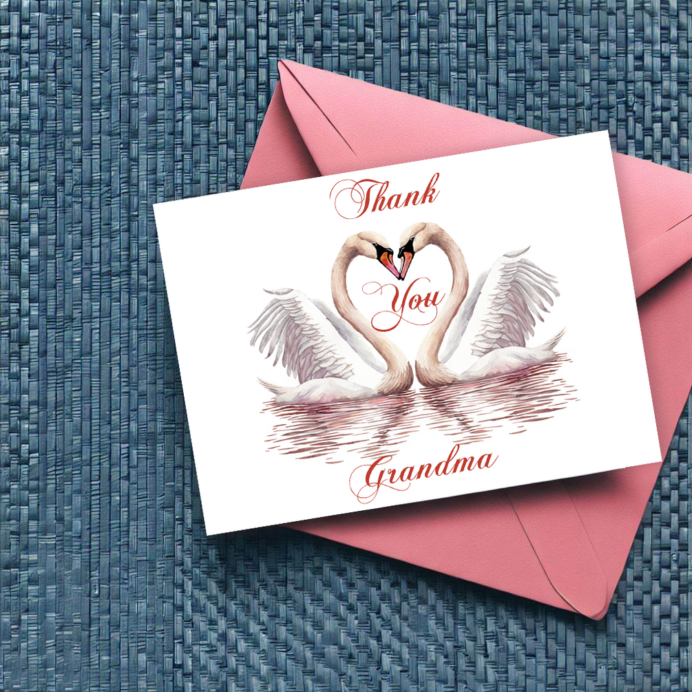Grandma Thank You, Card, | Printable Download | Family Gratitude ...