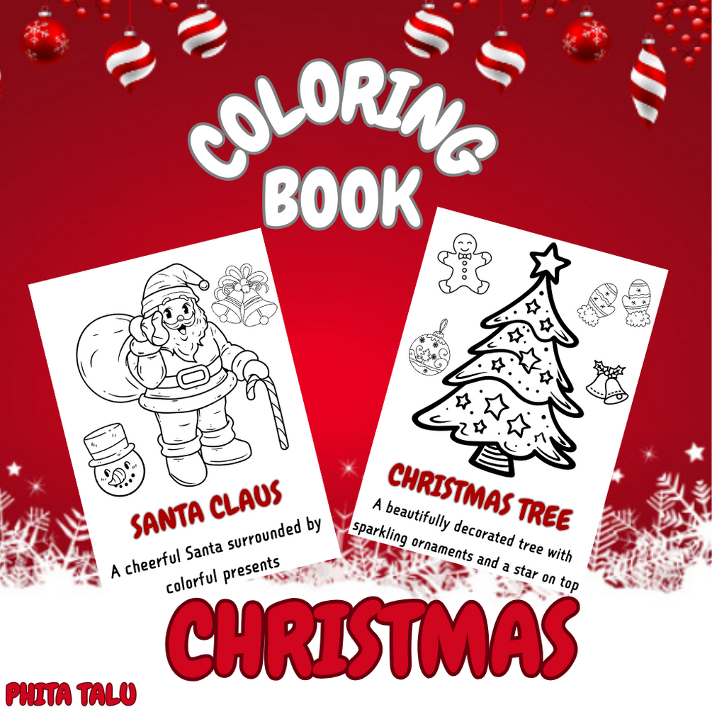 Coloring Book Christmas. Colorful Christmas: A Festive Journey of Fun ...