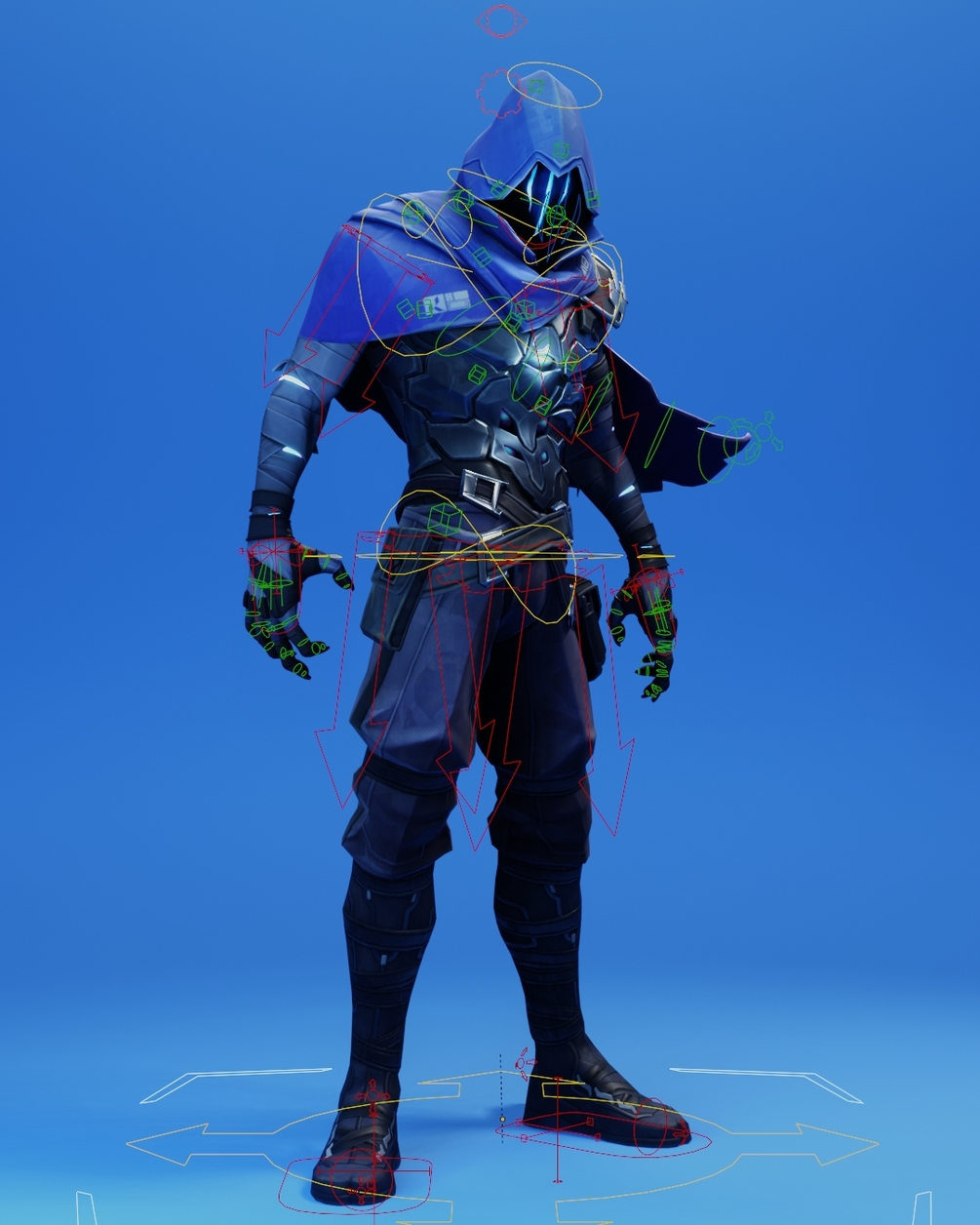 Omen Valorant Blender Rig