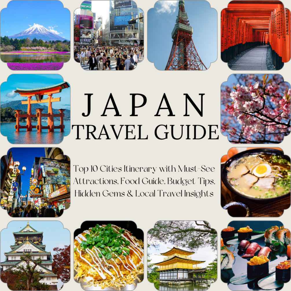 Japan Travel Guide PDF - Top Cities Itinerary with Must-See Attractions ...