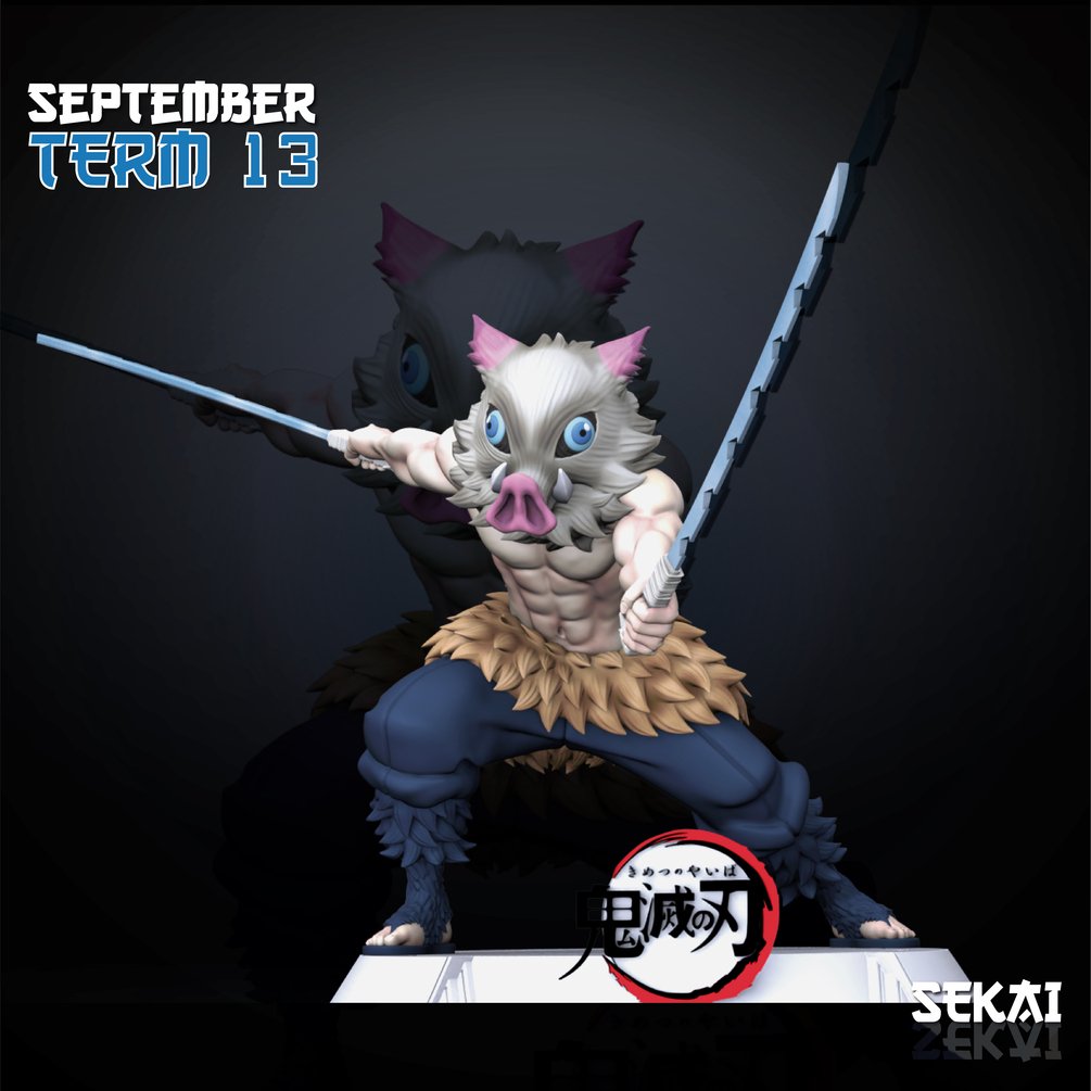 Inosuke Sculpture - Sekai 3D Models - Tested and Ready for 3D printing