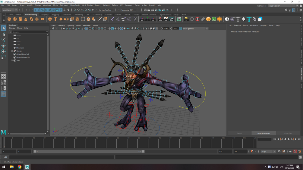Minotaur Maya Rig