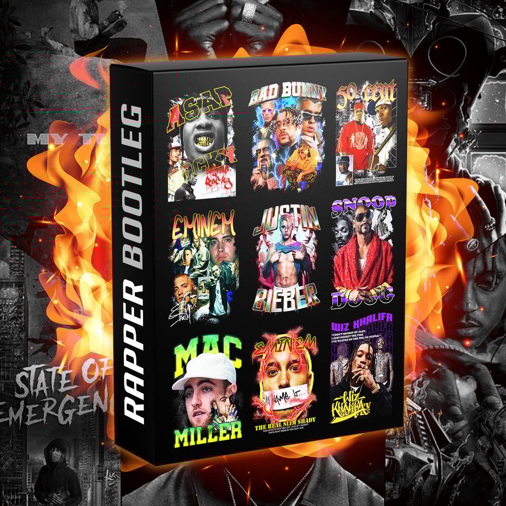 90 Diseños de Camiseta de Rapero