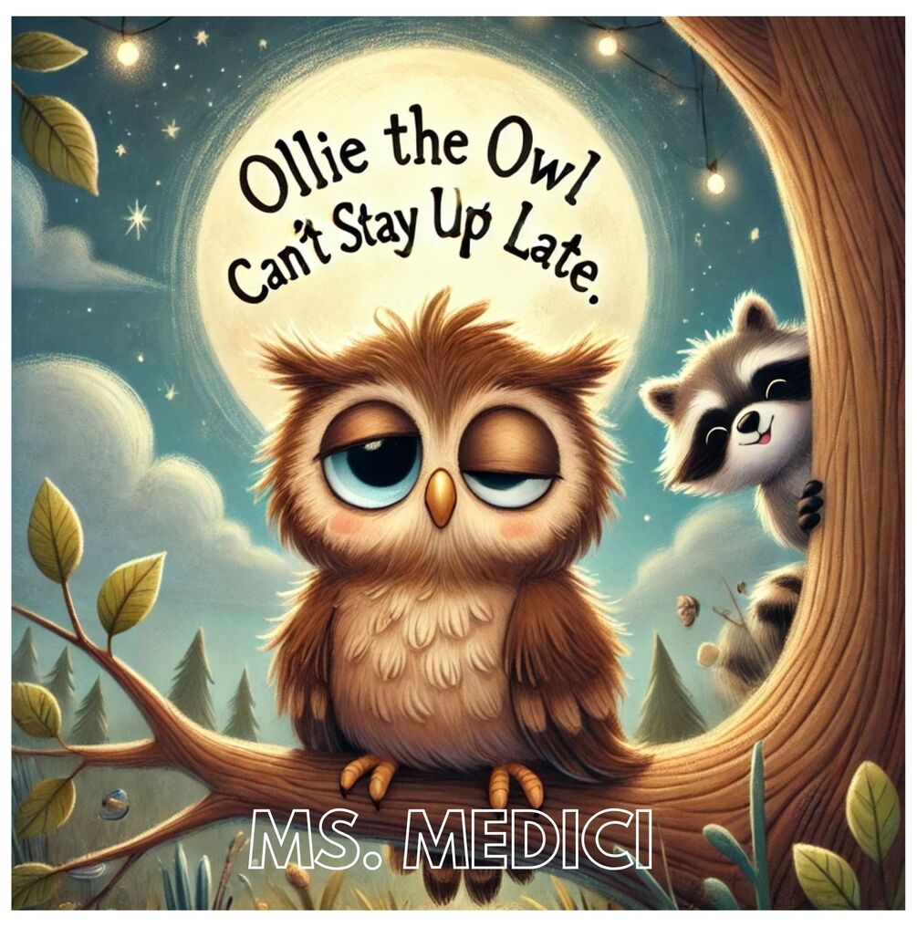 Ollie the owl can't stay up late
