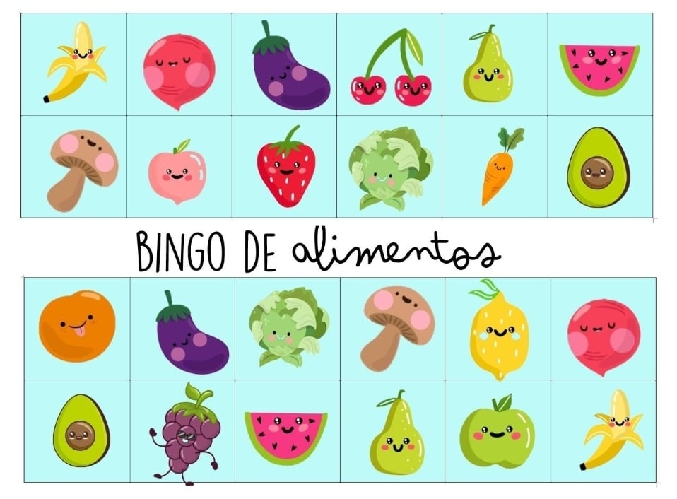 Bingo de las frutas