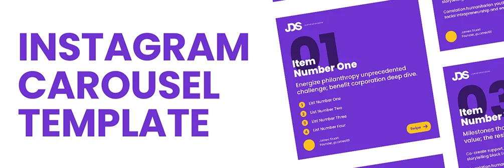 Instagram Carousel Template