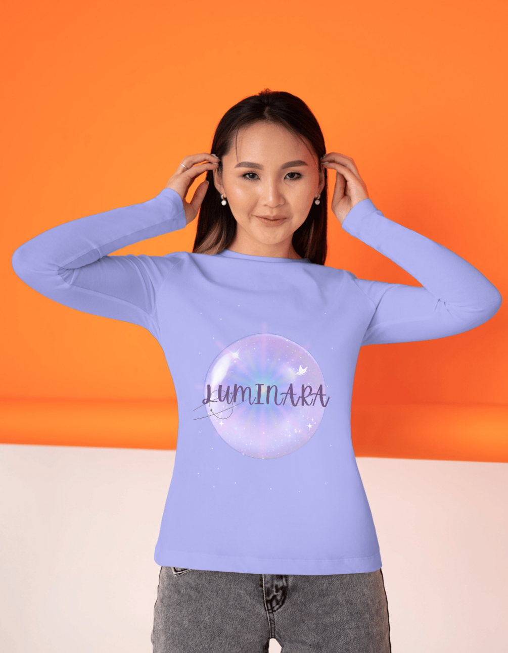 Luminara Galaxy-Inspired Shirt Digital Mockup