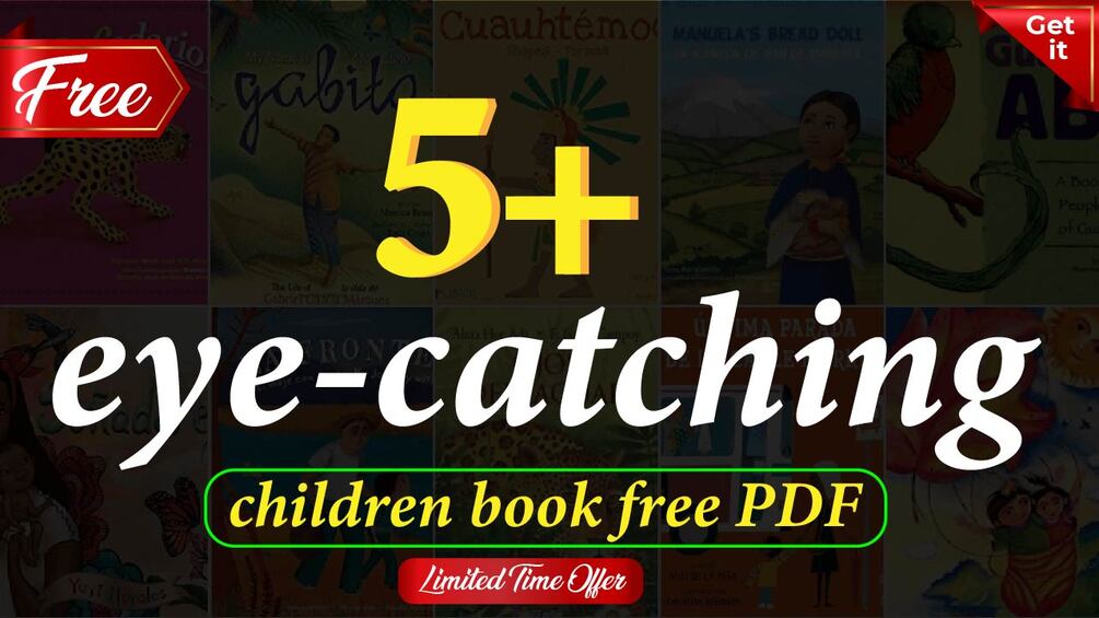 5+ eyecatching children book free PDF