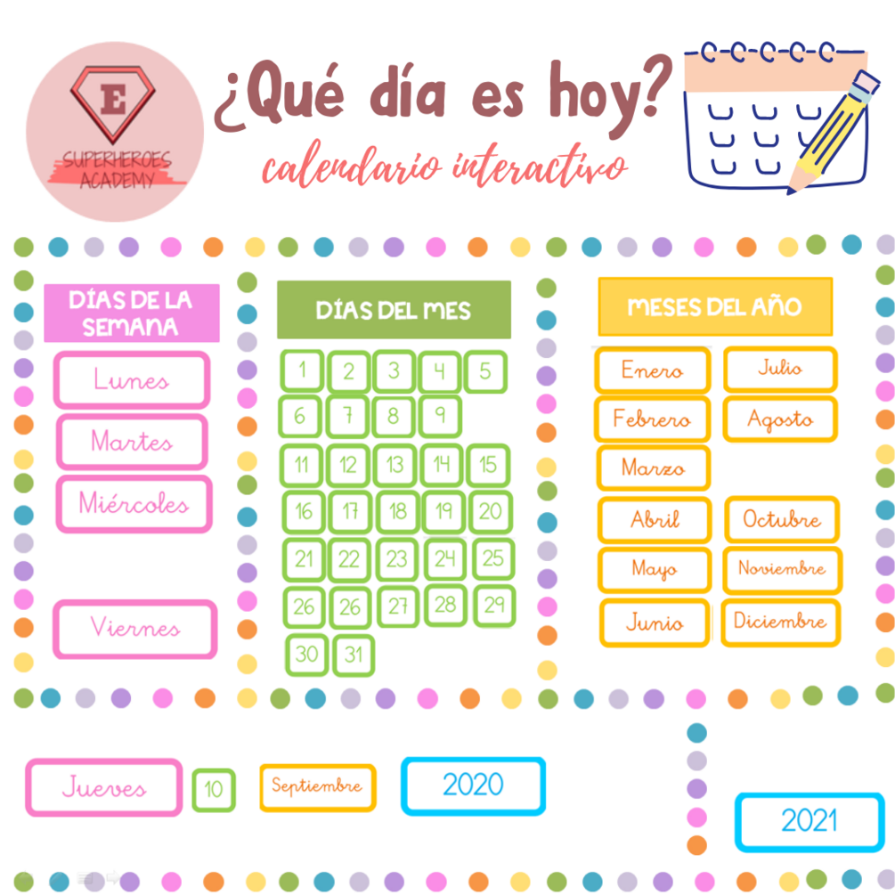 Calendario interactivo