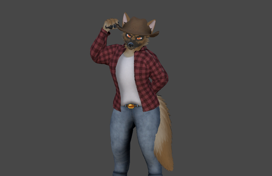 Rust Whisker and Canis Revamp Cowboy Set