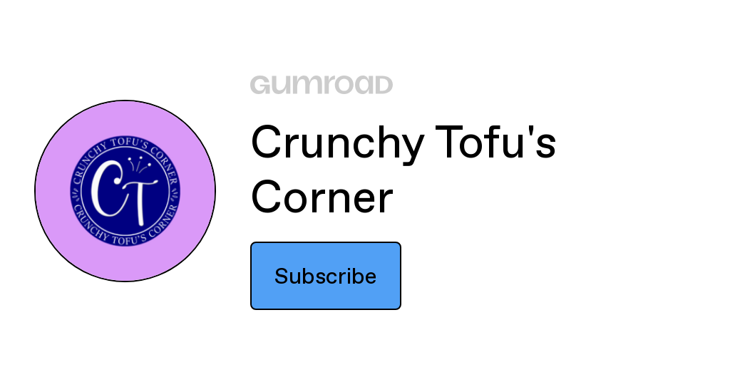 Crunchy Tofu's Corner