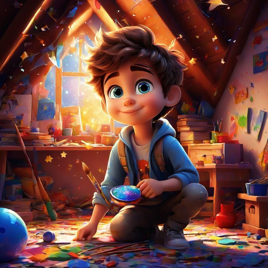 Max and the Magic Paintbrush of Courage