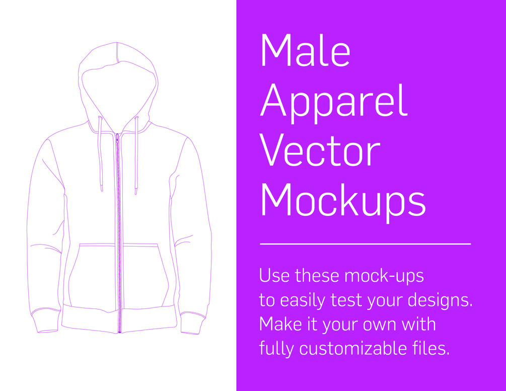 Male Apparel Vector Set