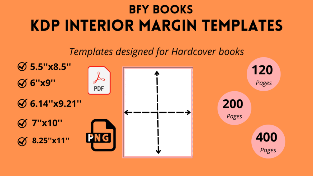 Hardcover Book - KDP Interior Margin Templates designed for books 6x9 ...