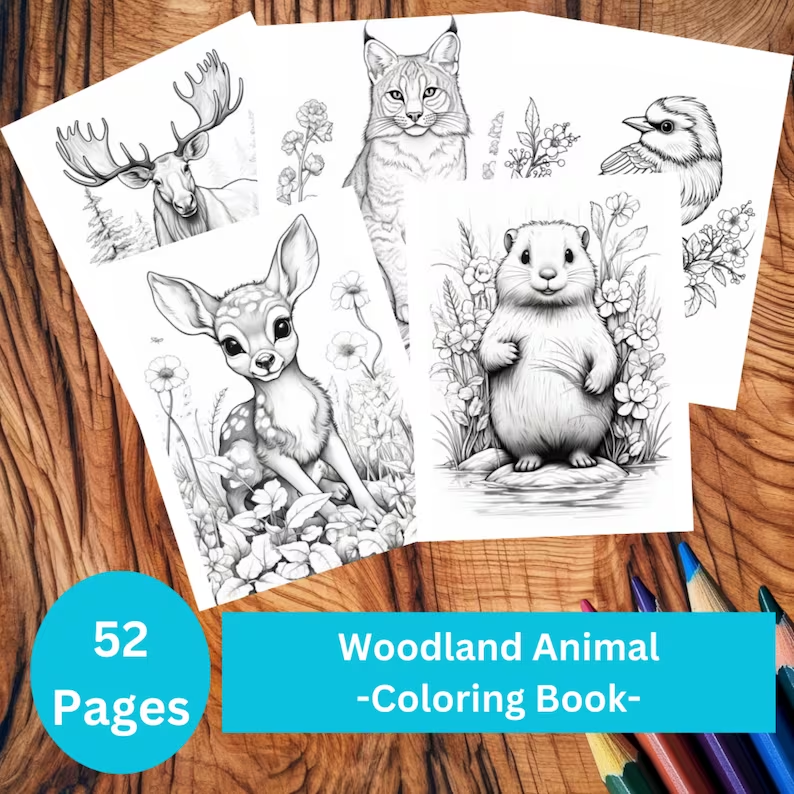 Animals Coloring Pages Bundel