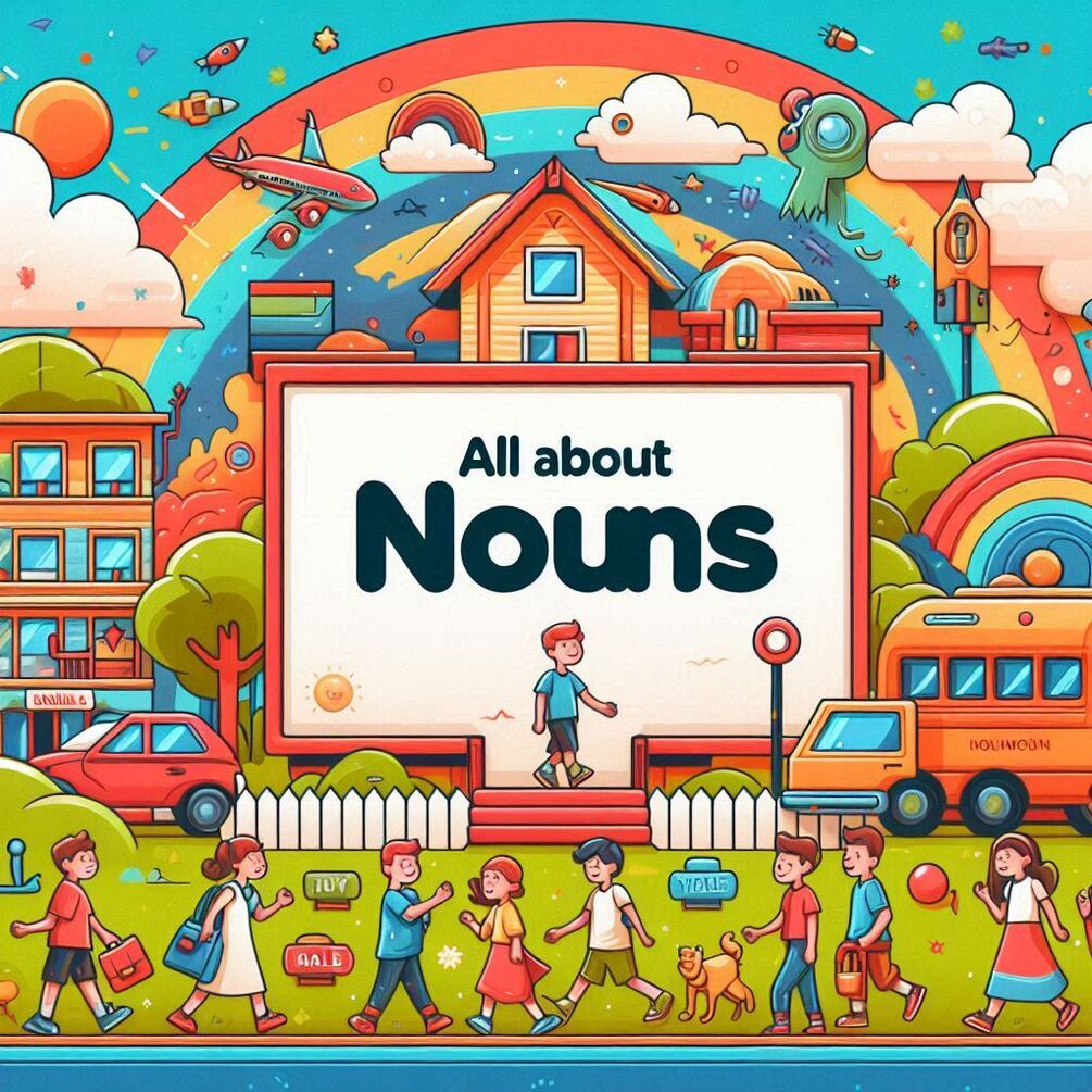 ESL English Grammar - Nouns (PowerPoint - 11 slides)