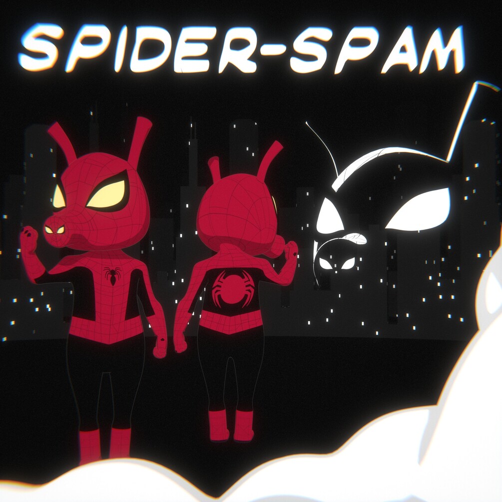 Spider-Spam 3d Model for Blender