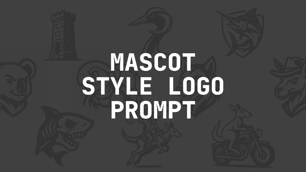 Mascot Style Logo Prompt