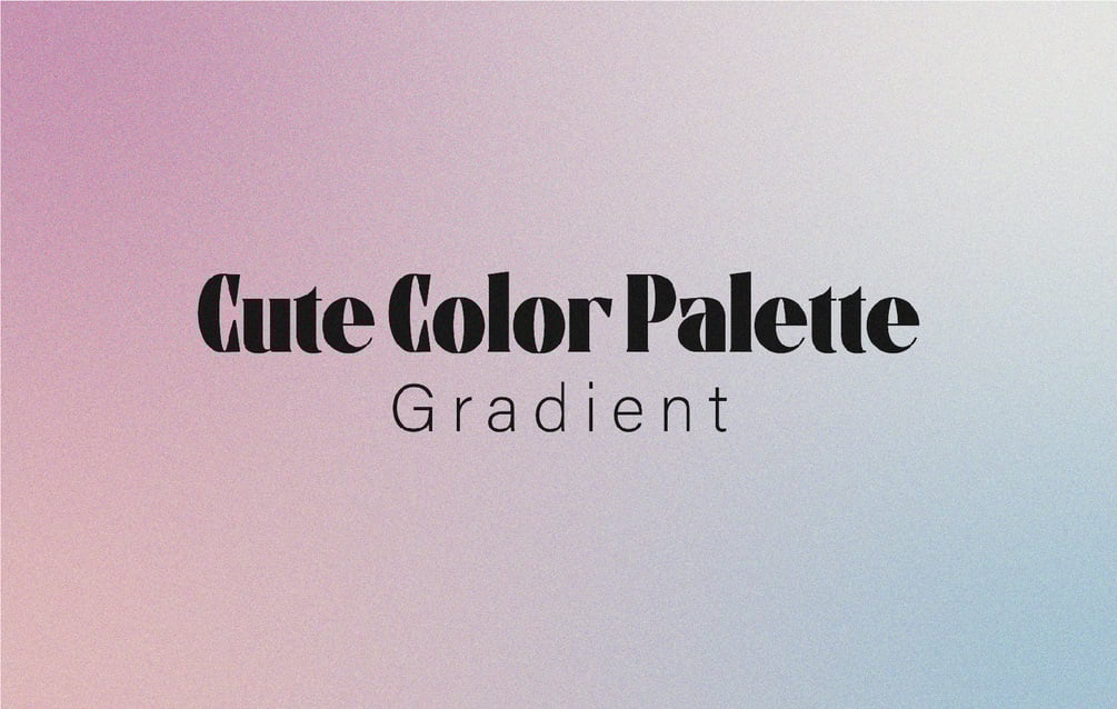 Cute Color Palette Gradient
