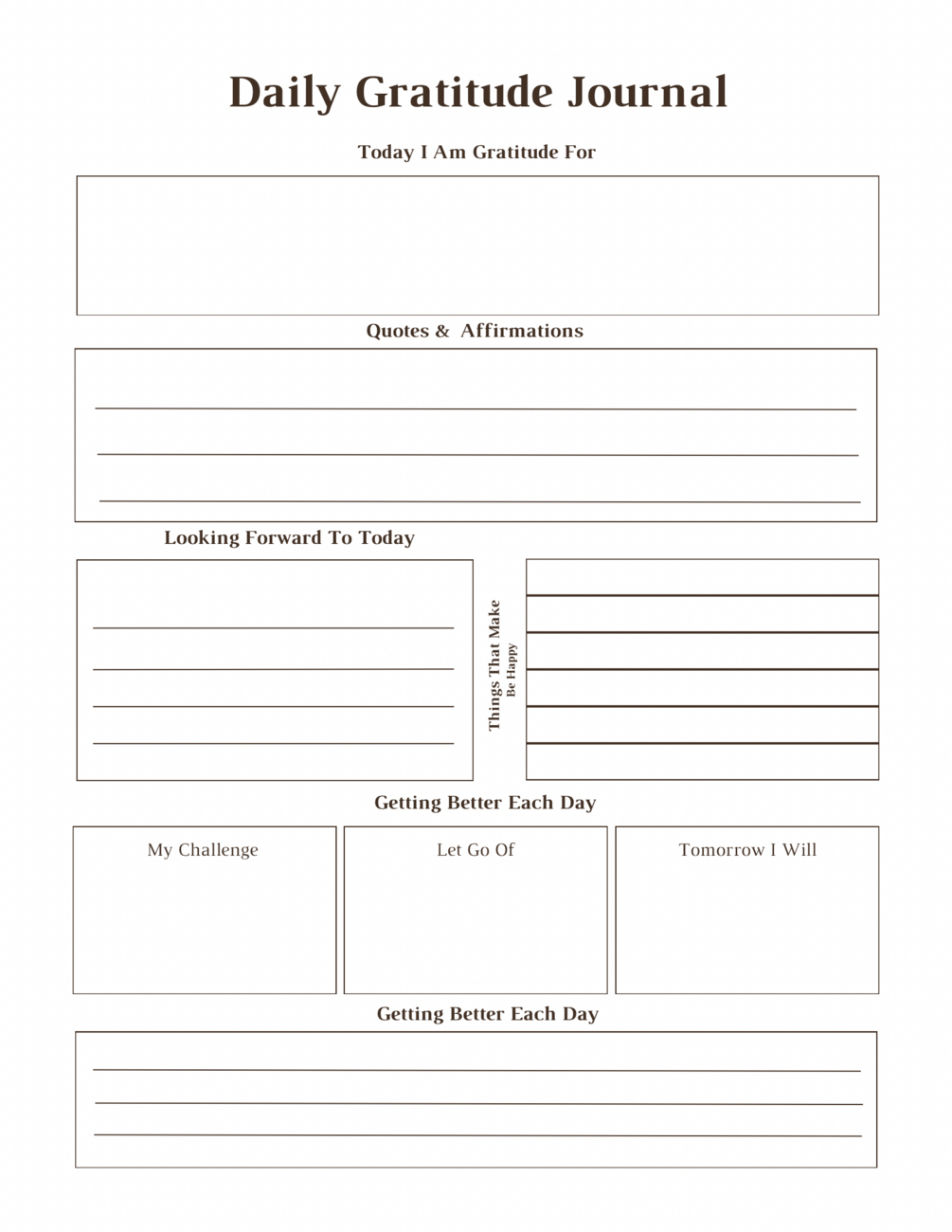 Digital Gratitude Journal