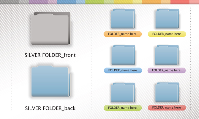 Apple Mac Vector Folder Set