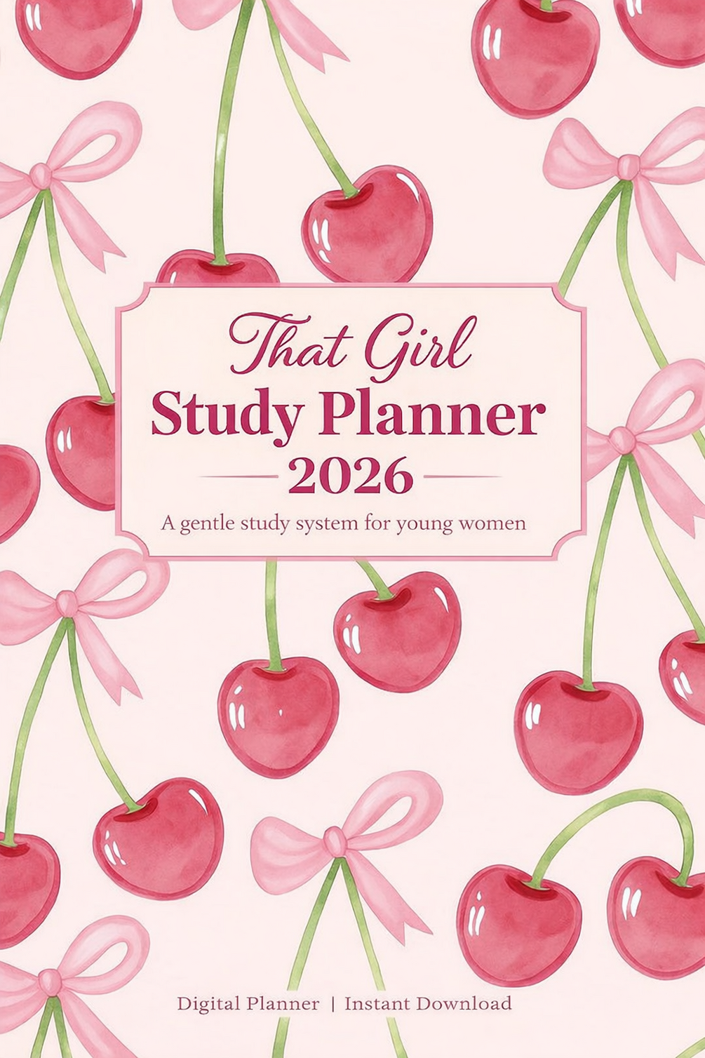 THAT GIRL STUDY PLANNER 2026 🌸