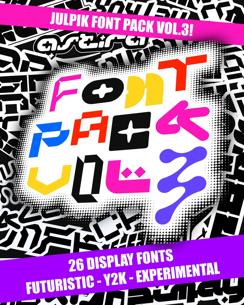Julpik Font Pack Volume 003