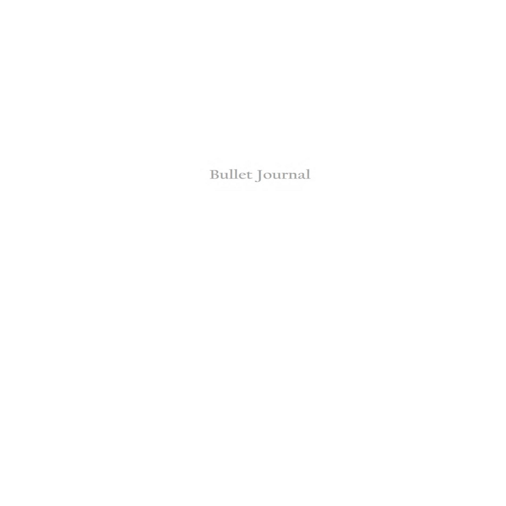 Bullet Journal For Kindle Scribe And E ink Devices