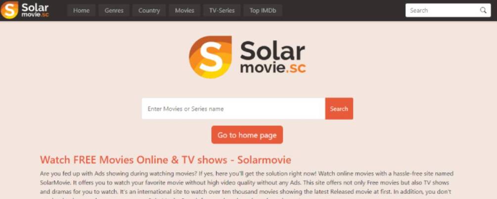 Stream Your Favorite TV Shows Free on SolarMovie