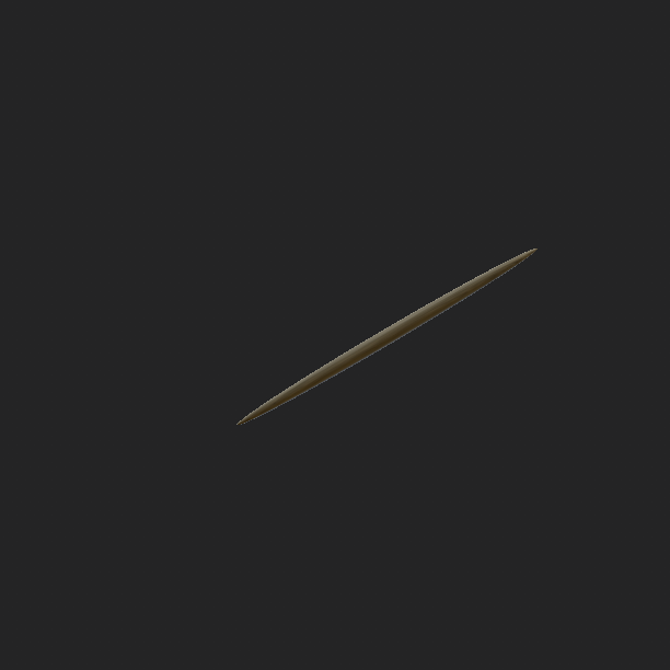 Wooden Toothpick 3D Model
