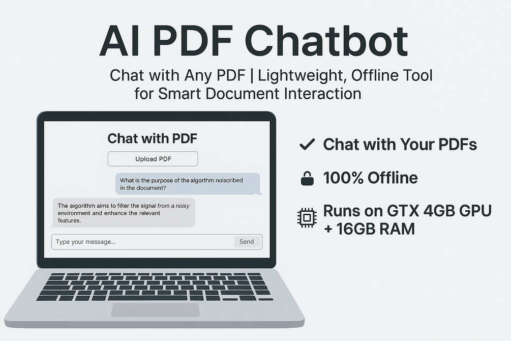 AI PDF Chatbot – Chat with Any PDF | Lightweight, Offline Tool for Smart Document Interaction