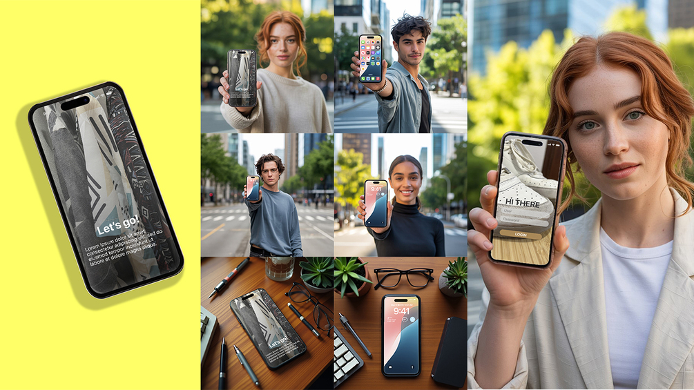 iPhone 16 Mockup Collection – Realistic PSDs