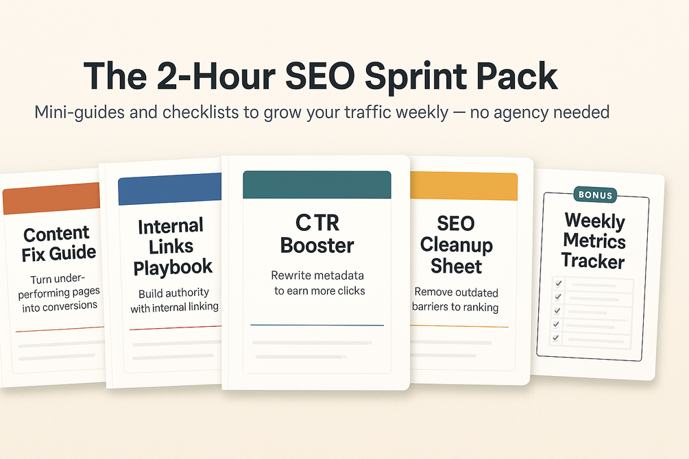 The 2-Hour SEO Sprint Pack