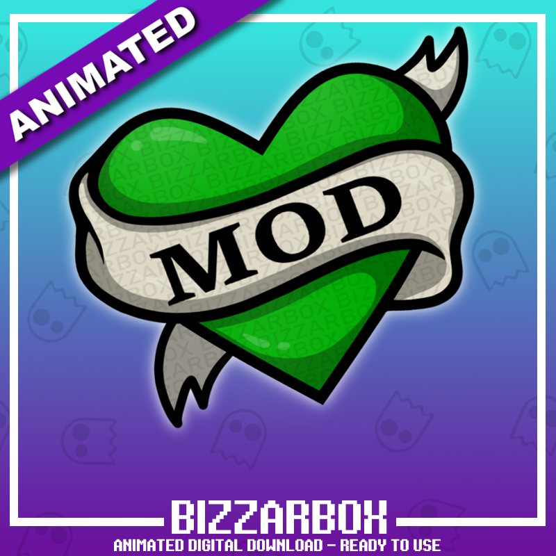 Animated Emote: Mod Love Heart