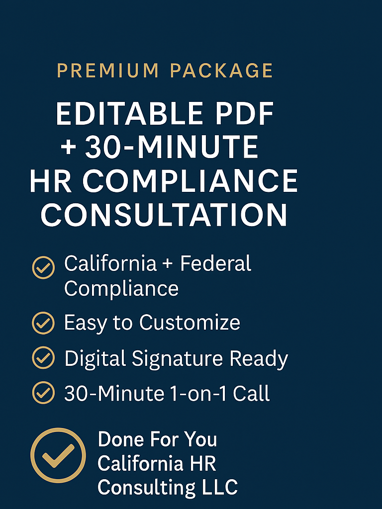 *Premium Package* HR templates and expert guidance to help small ...