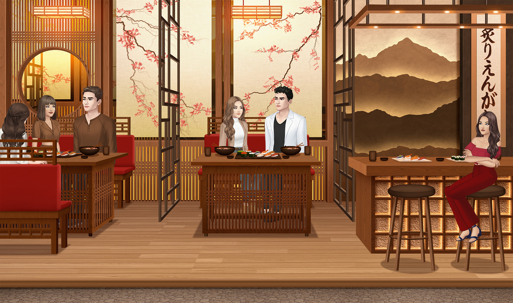 Sushi Restaurant - Episode Background