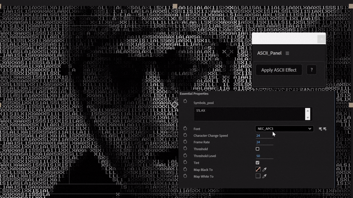 ASCII DYNAMIC WRAP — LITE (Free Demo) | After Effects
