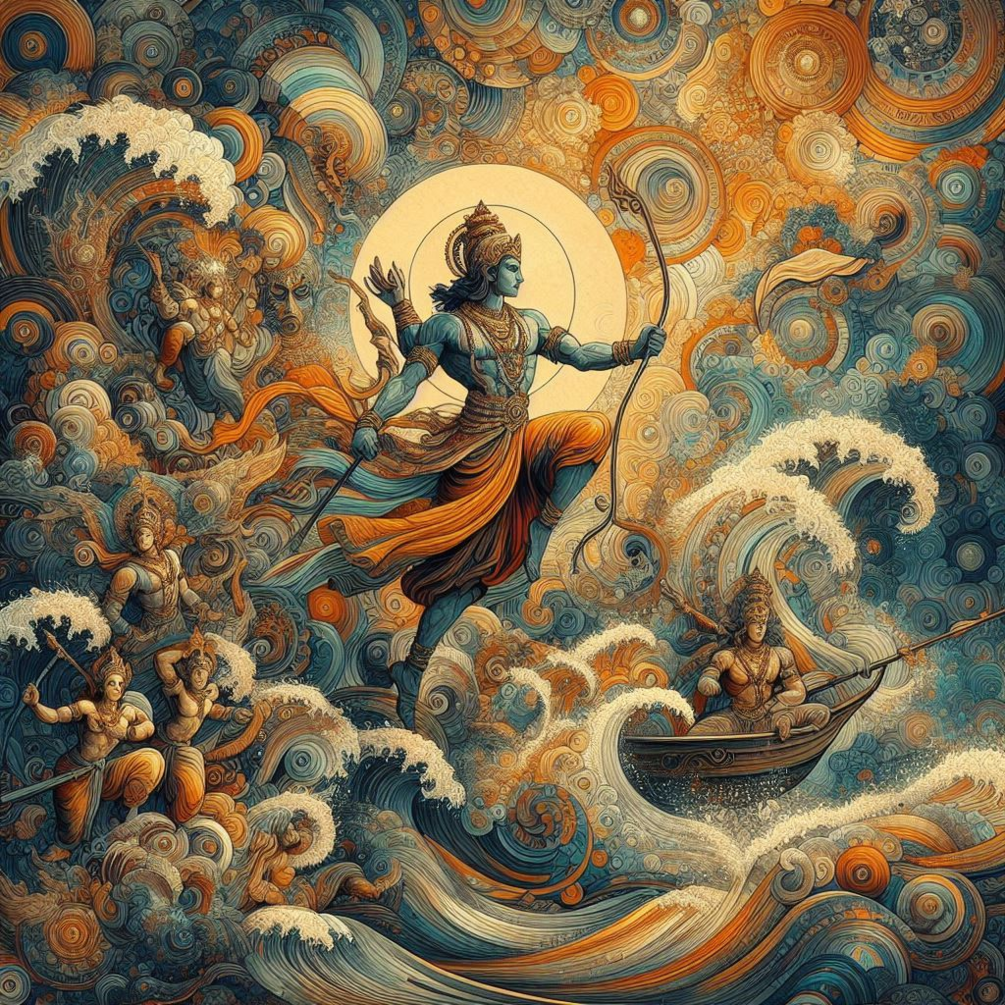 🌟 Divine Creations: Abstract Paintings of God 🎨