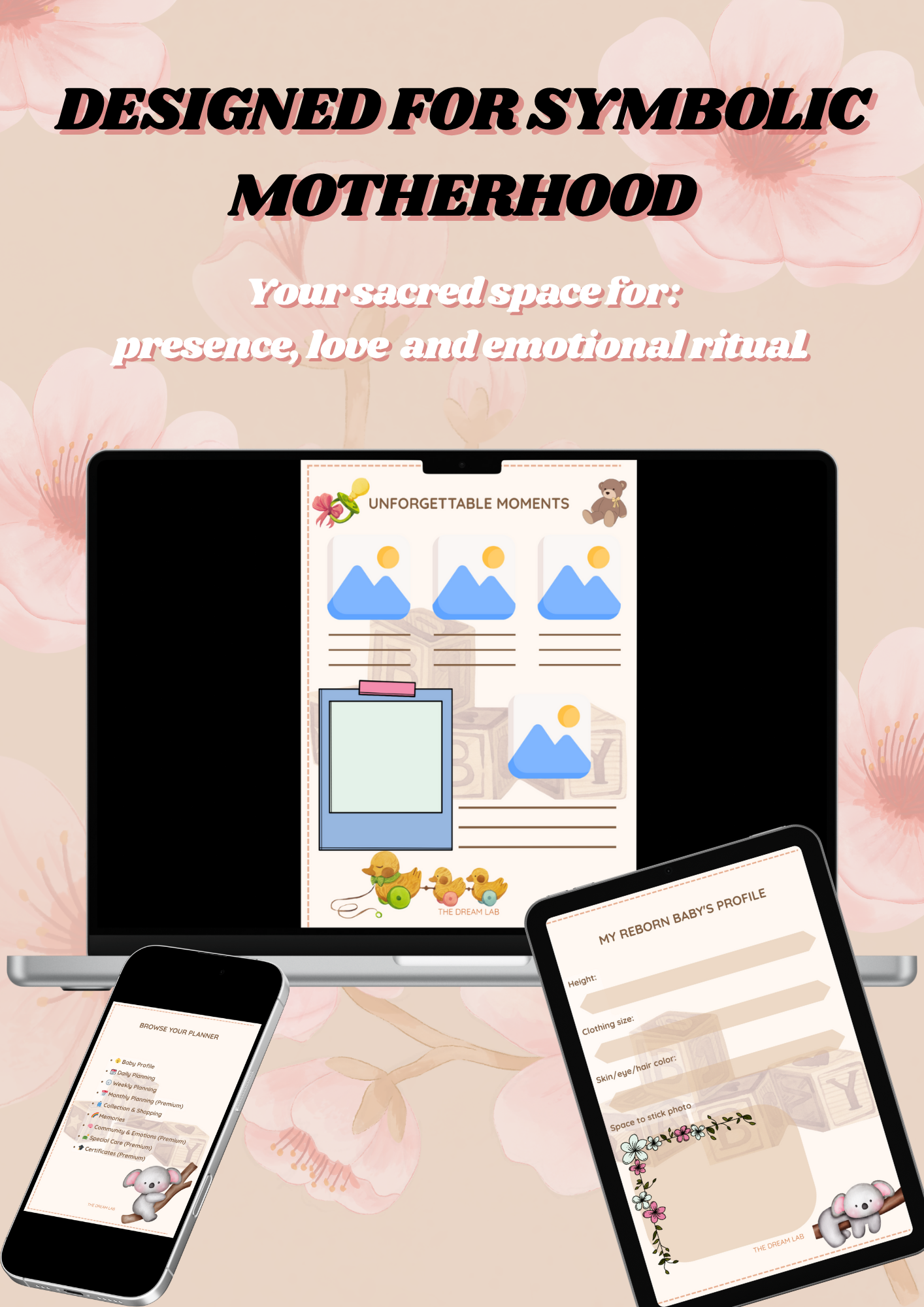 Reborn Mom Digital Planner – A Symbolic, Loving Space for You and Your ...