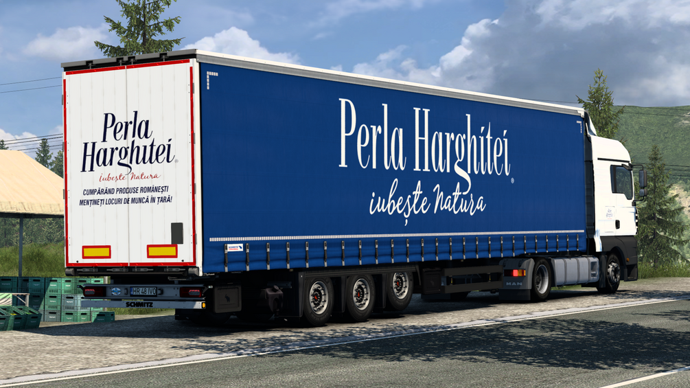 Perla Harghitei skin combo for MAN tga (xlx cab) and Schmitz mega . ETS2