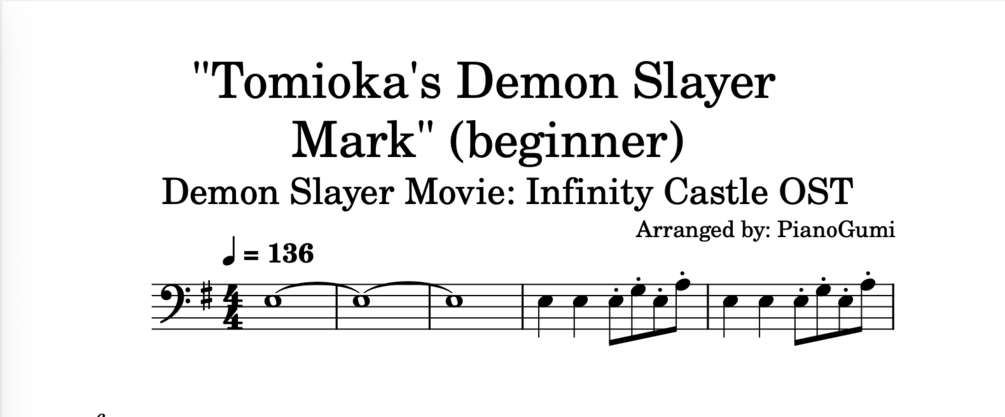 Demon Slayer Movie: Infinity Castle - "Tomioka's Demon Slayer Mark ...