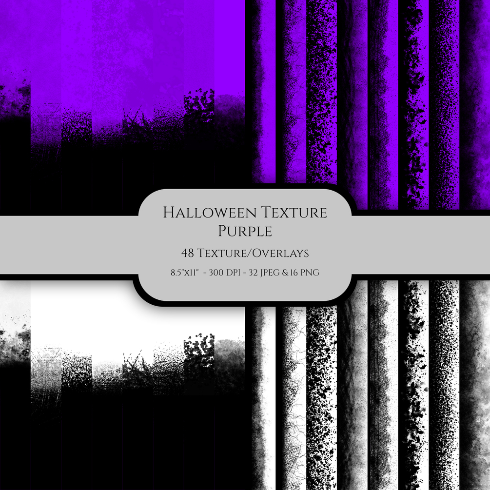 Halloween Texture Purple – Digital Overlays & Grunge Backgrounds