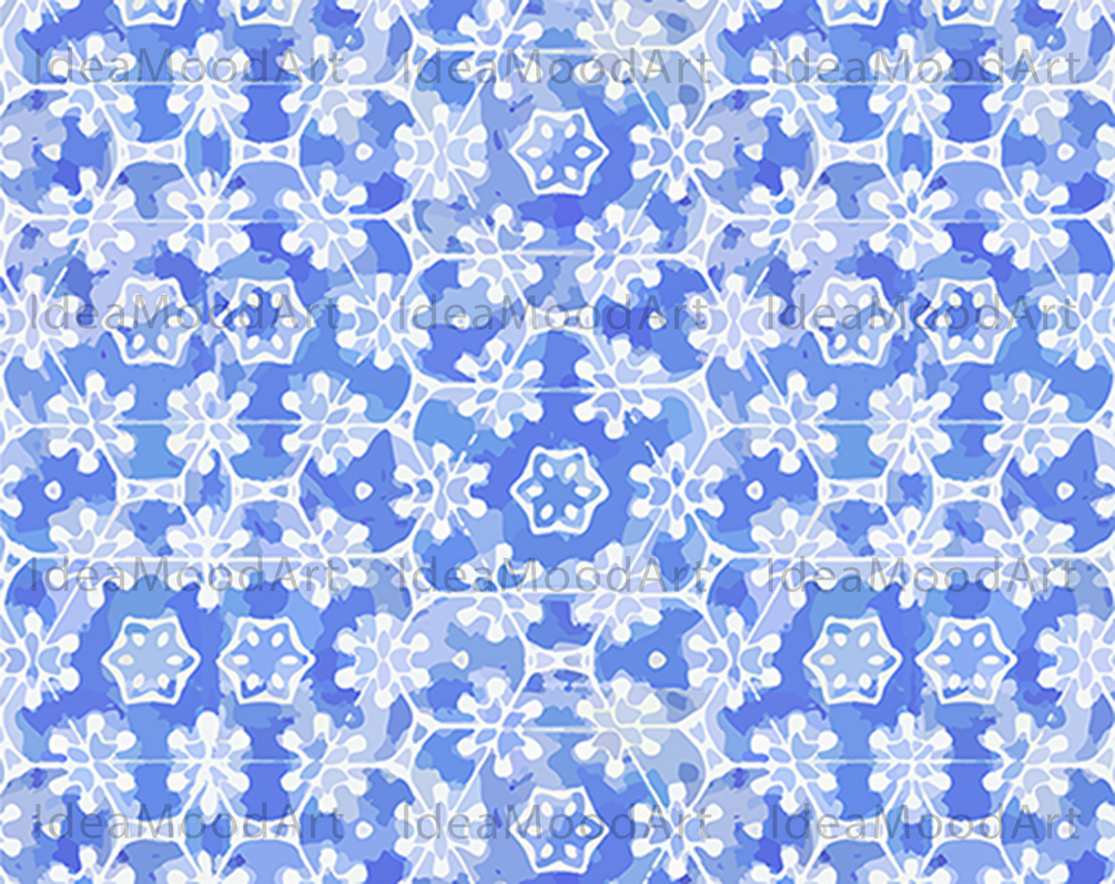 Winter Frozen Snow Blue White Digital Paper Instant Download Png Pattern